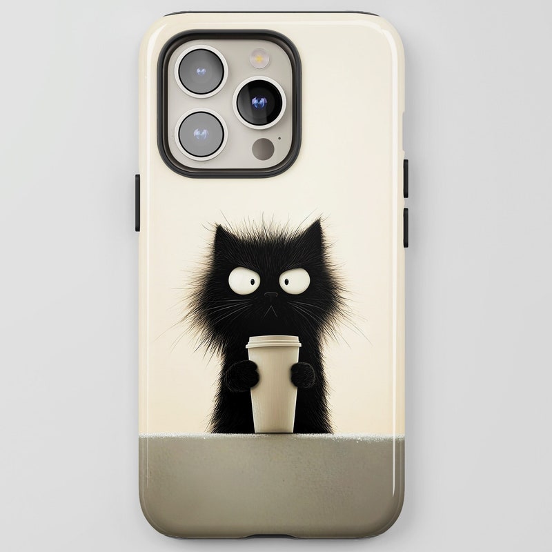 Cute Cat Phone Case - Etsy