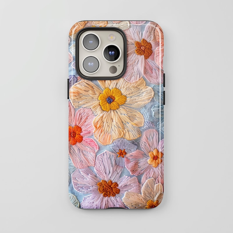 Embroidery Phone Case - Etsy