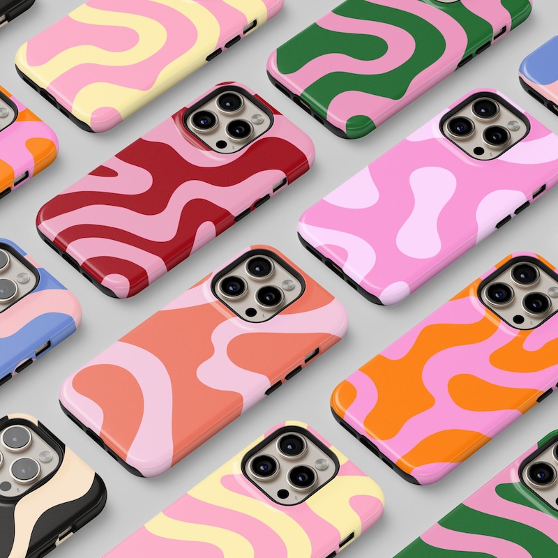 Wavy Edge Case for iPhone - Etsy