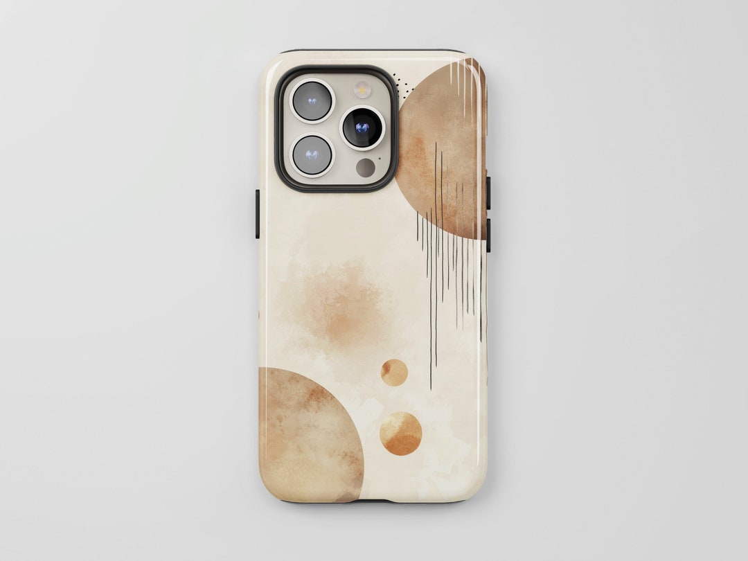 Light Abstract Shapes iPhone 16 Pro Max Case iPhone 14 Pro TOUGH Case ...