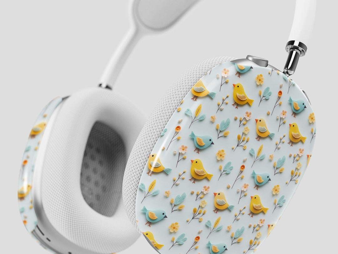 Cute Felt Birds AirPod Max Cases, Birds & Flowers Gift, 3D Faux ...
