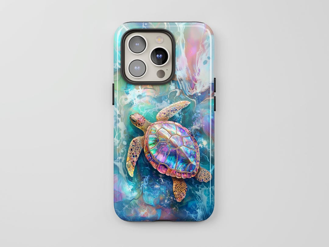 Sea Turtle Phone Case, Cute Ocean Aesthetic, Beach Lover Gift, iPhone ...