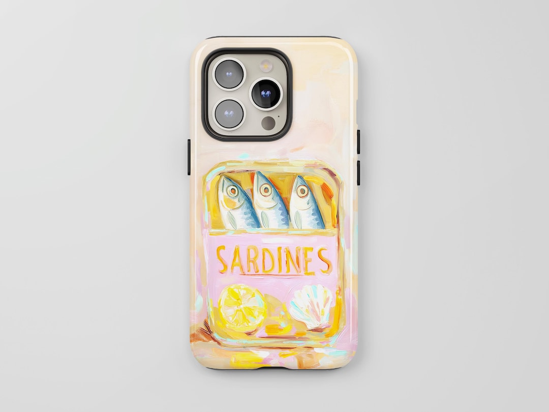 Sardine Can Phone Case: Amalfi Coast Foodie Gift for iPhone 17 ...
