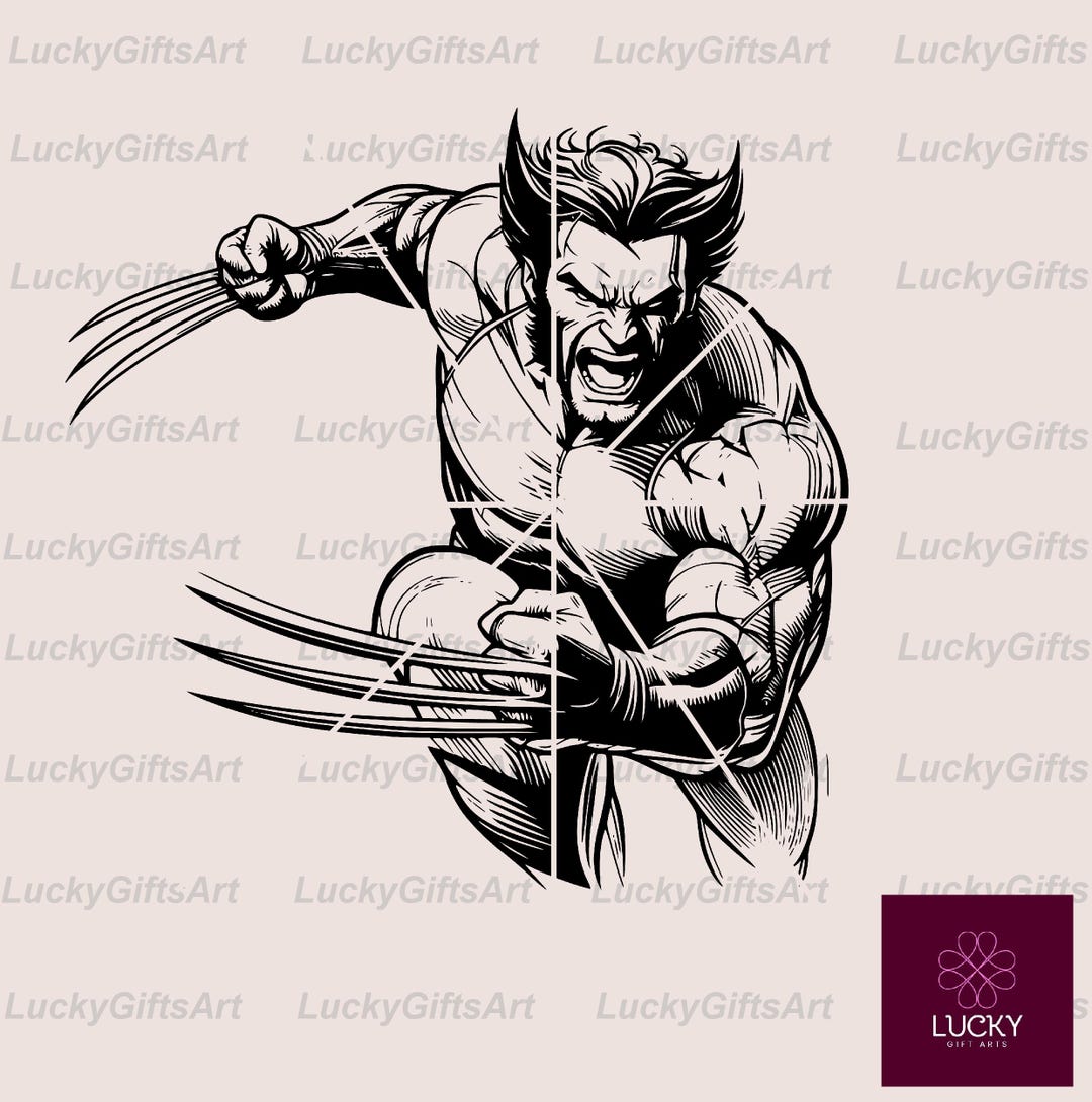 Wolverine Svg, Eps, Dxf, Wolverine Png for Circut, X-men Svg, X-men ...