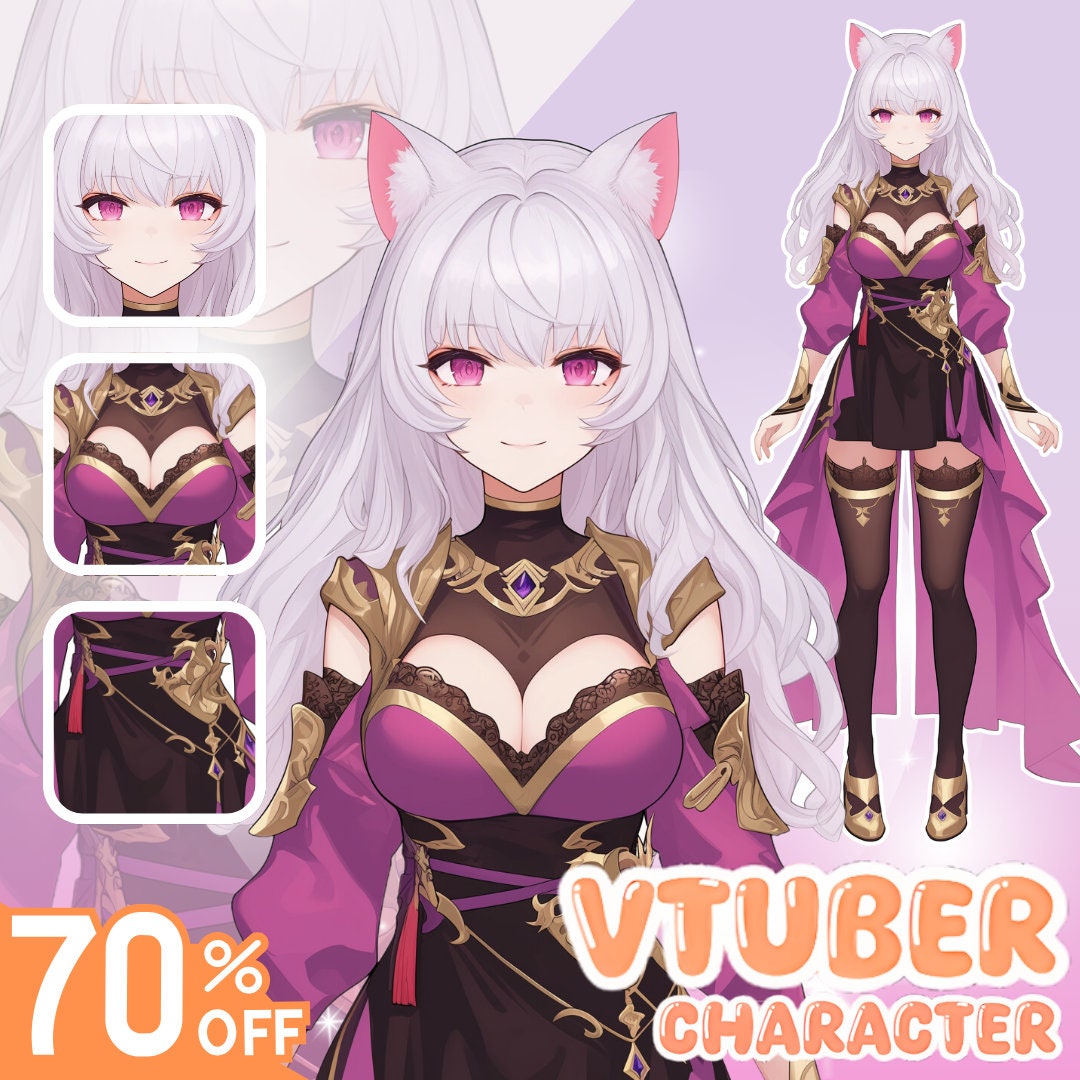 MODELO VTUBER LIVE2D PERSONALIZADO / Diseño Vtuber, Modelo Vtuber, Youtuber, Comisión Vtuber ...