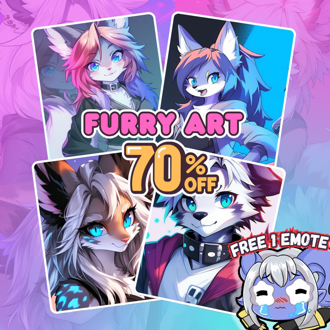 Custom Drawing Furry Anime Character Commission, Furry Avatar, Furry ...