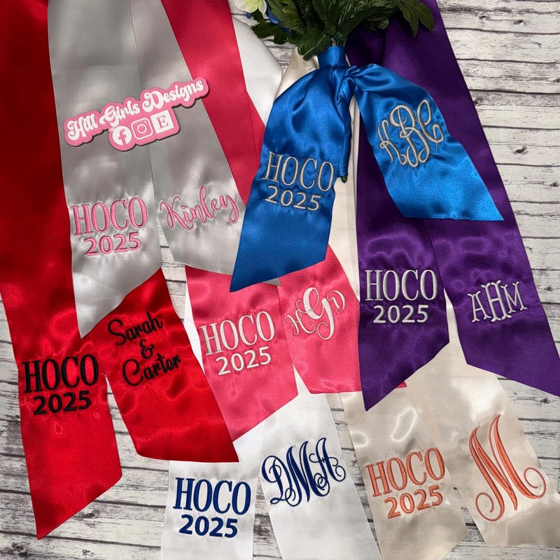 Homecoming Sashes - Etsy