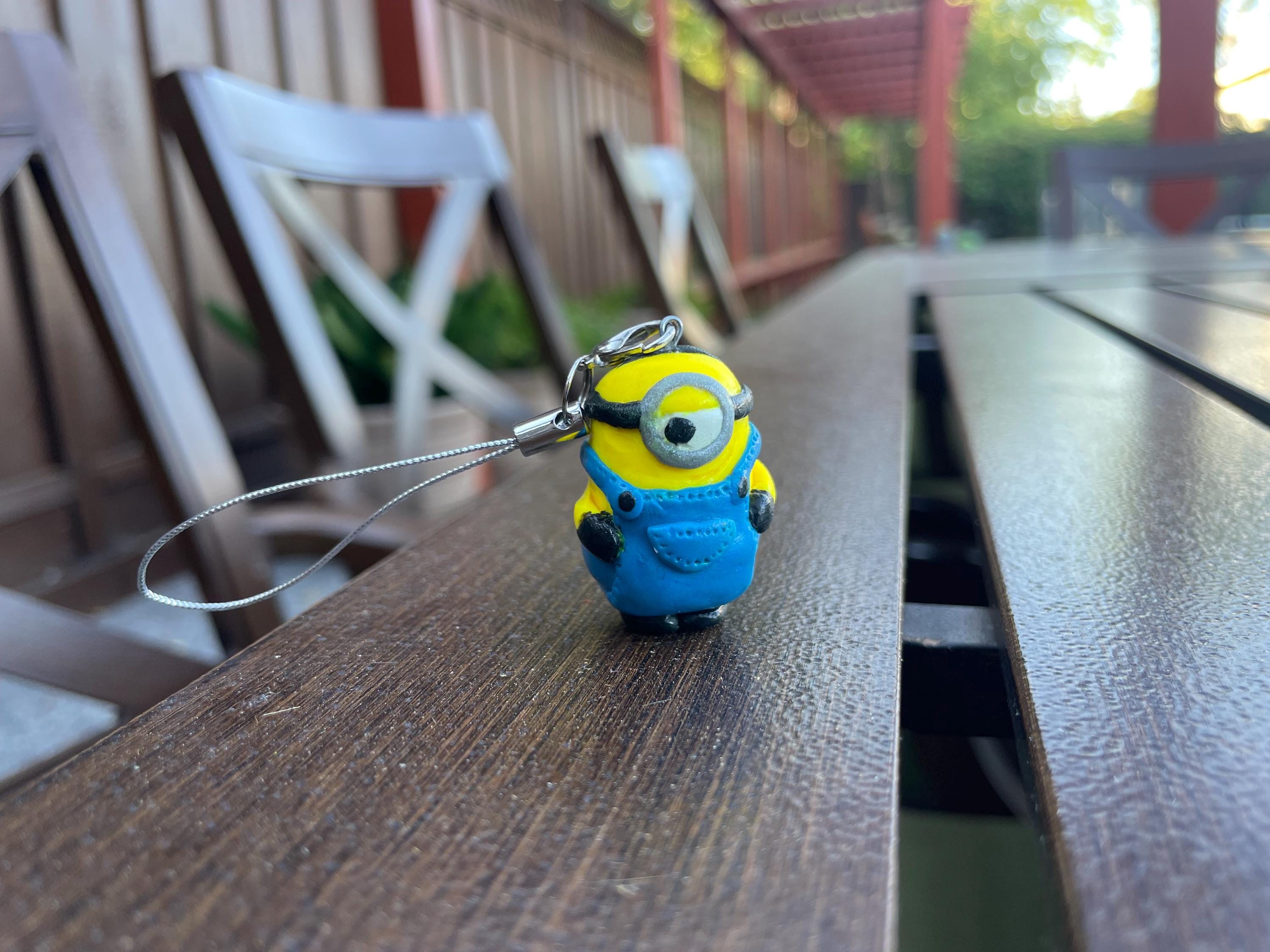 Minion Keychain, Despicable Me Character Charm - Etsy