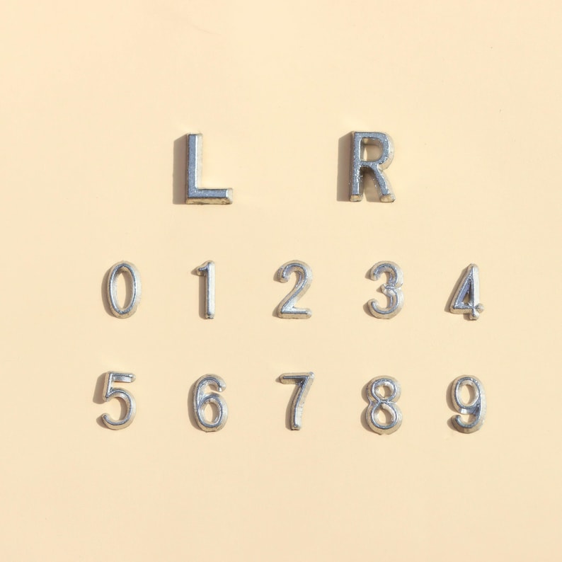 DIY X-ray Marker Lead Letters - Radiology Customization - Sold in Sets ...