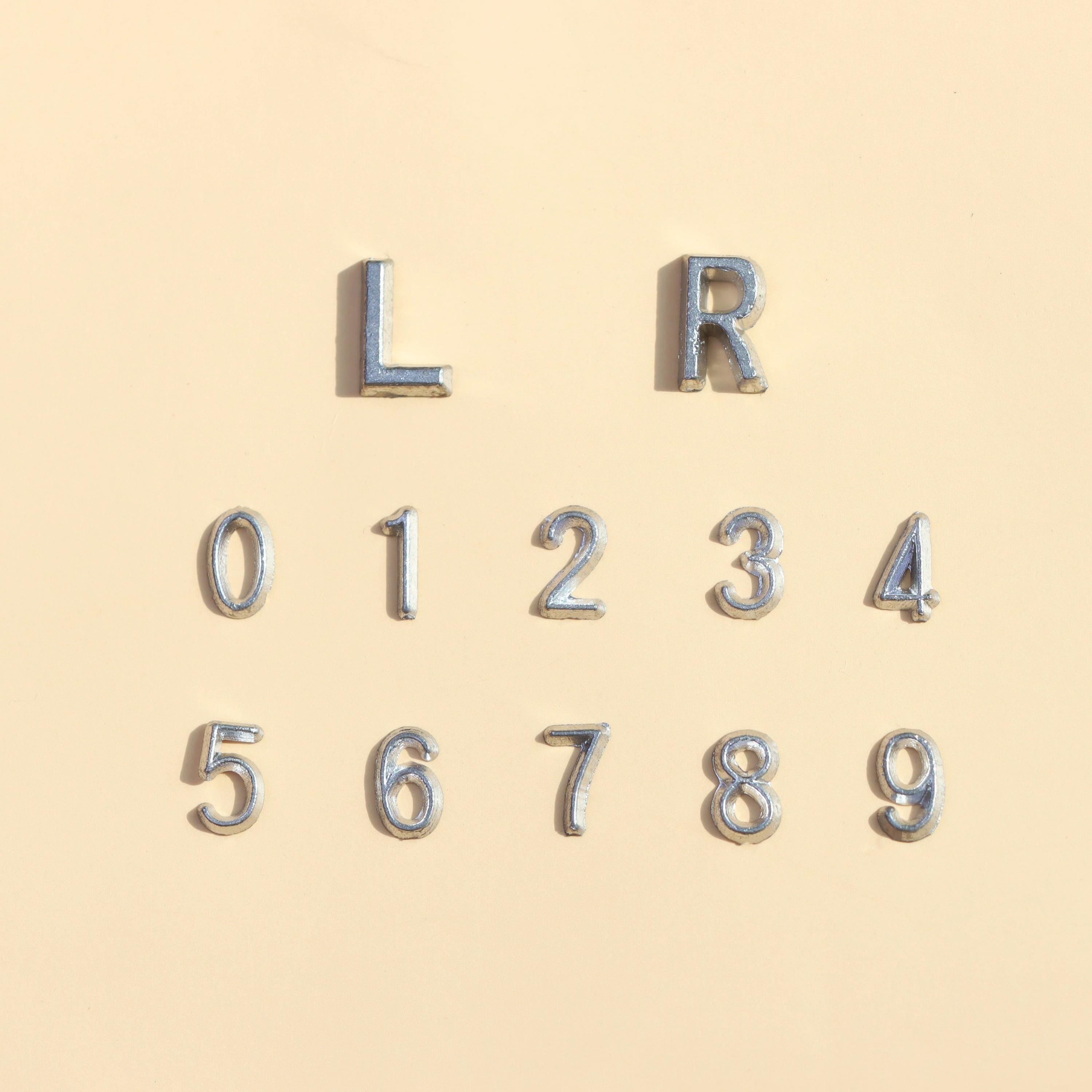 DIY X-ray Marker Lead Letters - Radiology Customization - Sold in Sets ...