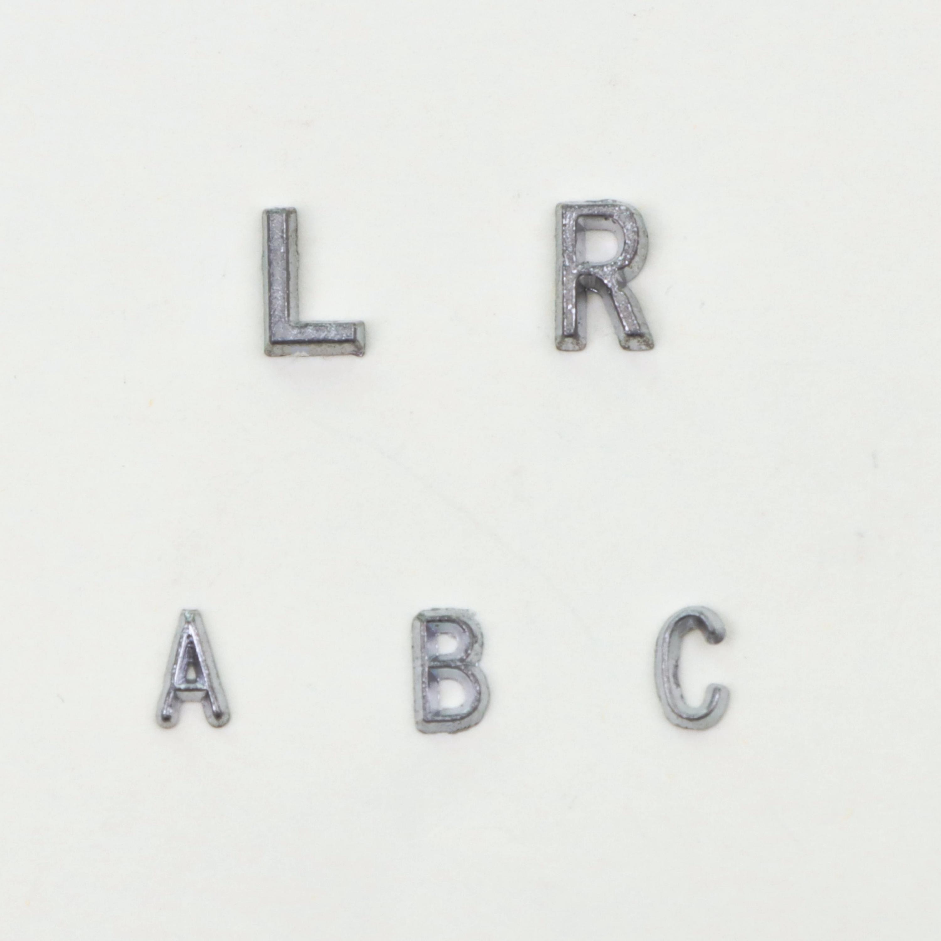 L and R Letters for Xray Markers,bulk Lead Letters,for Small Business ...