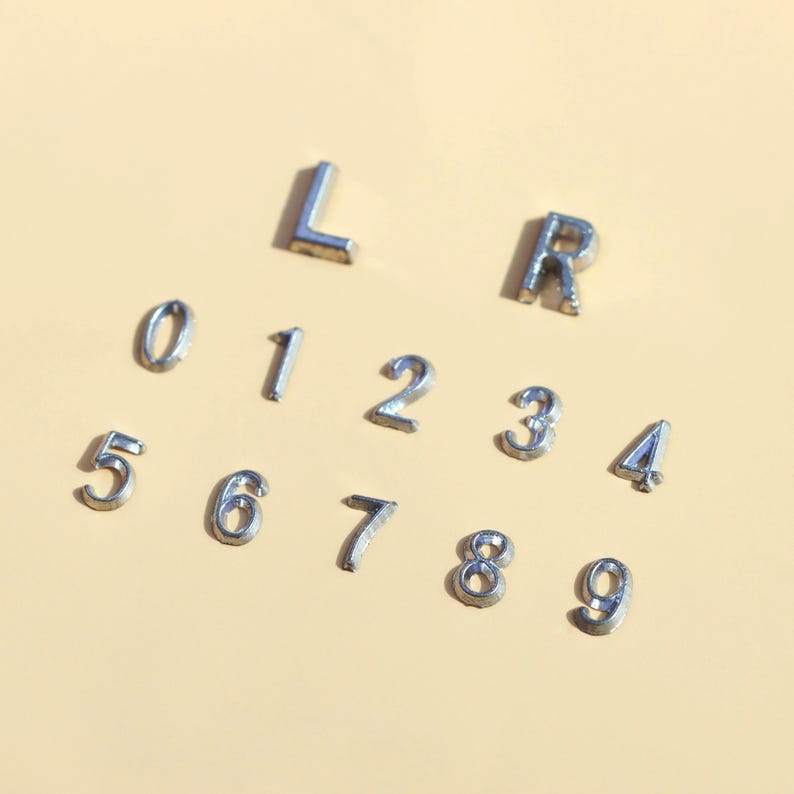DIY X-ray Marker Lead Letters - Radiology Customization - Sold in Sets ...