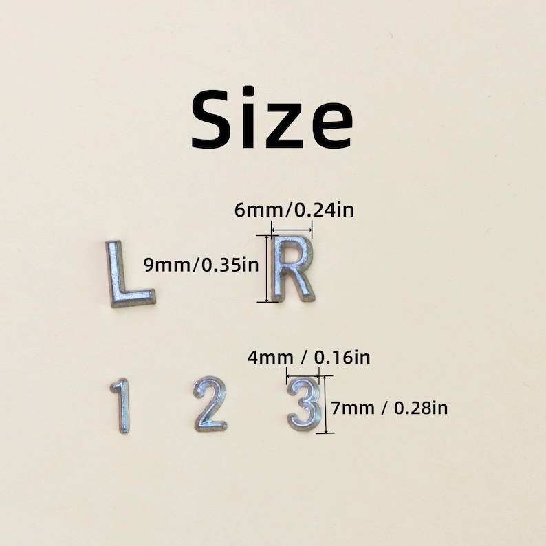 DIY X-ray Marker Lead Letters - Radiology Customization - Sold in Sets ...