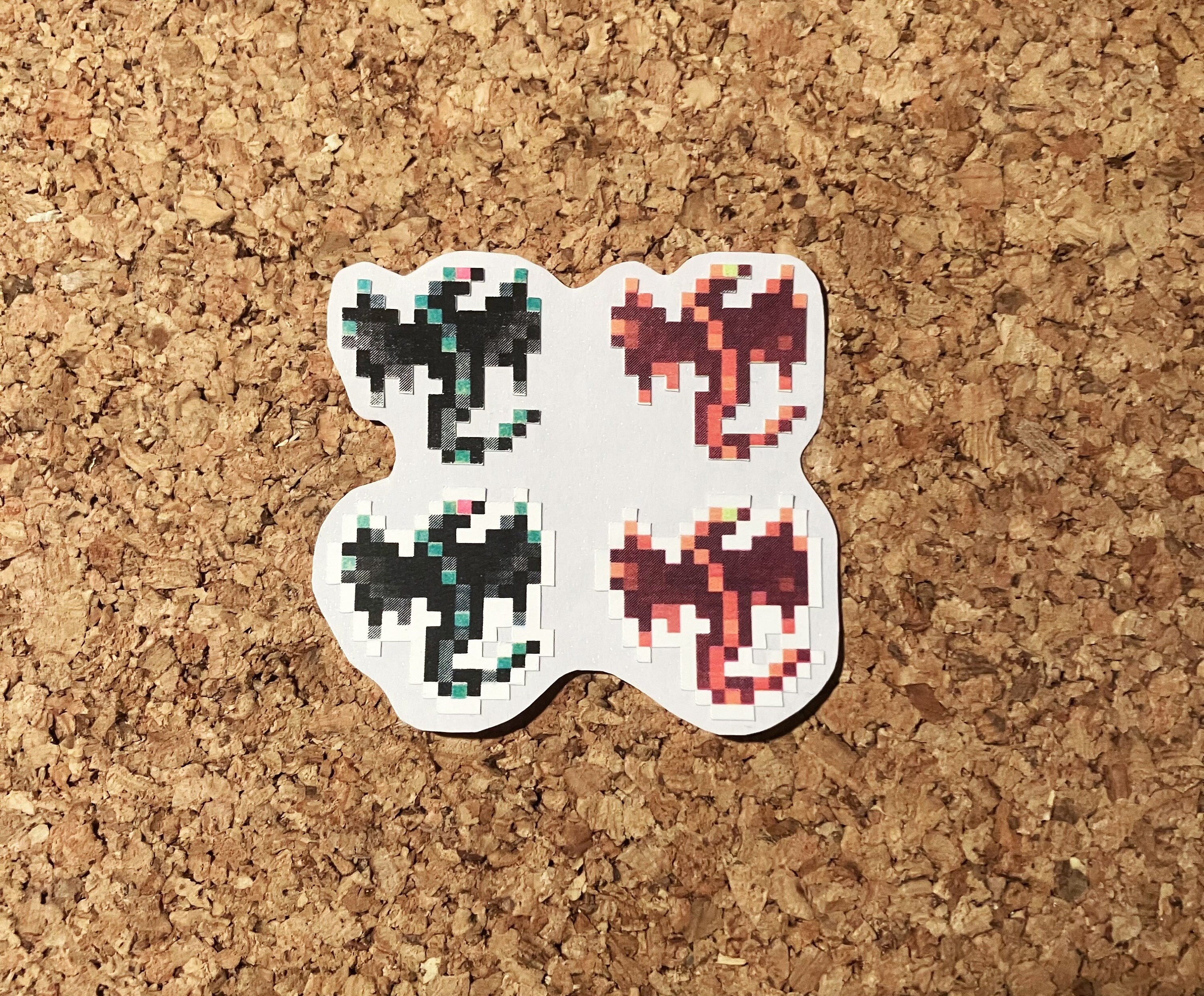 Dragon Pixel Art Decal | DND Medieval Fantasy Monster Vinyl Sticker ...