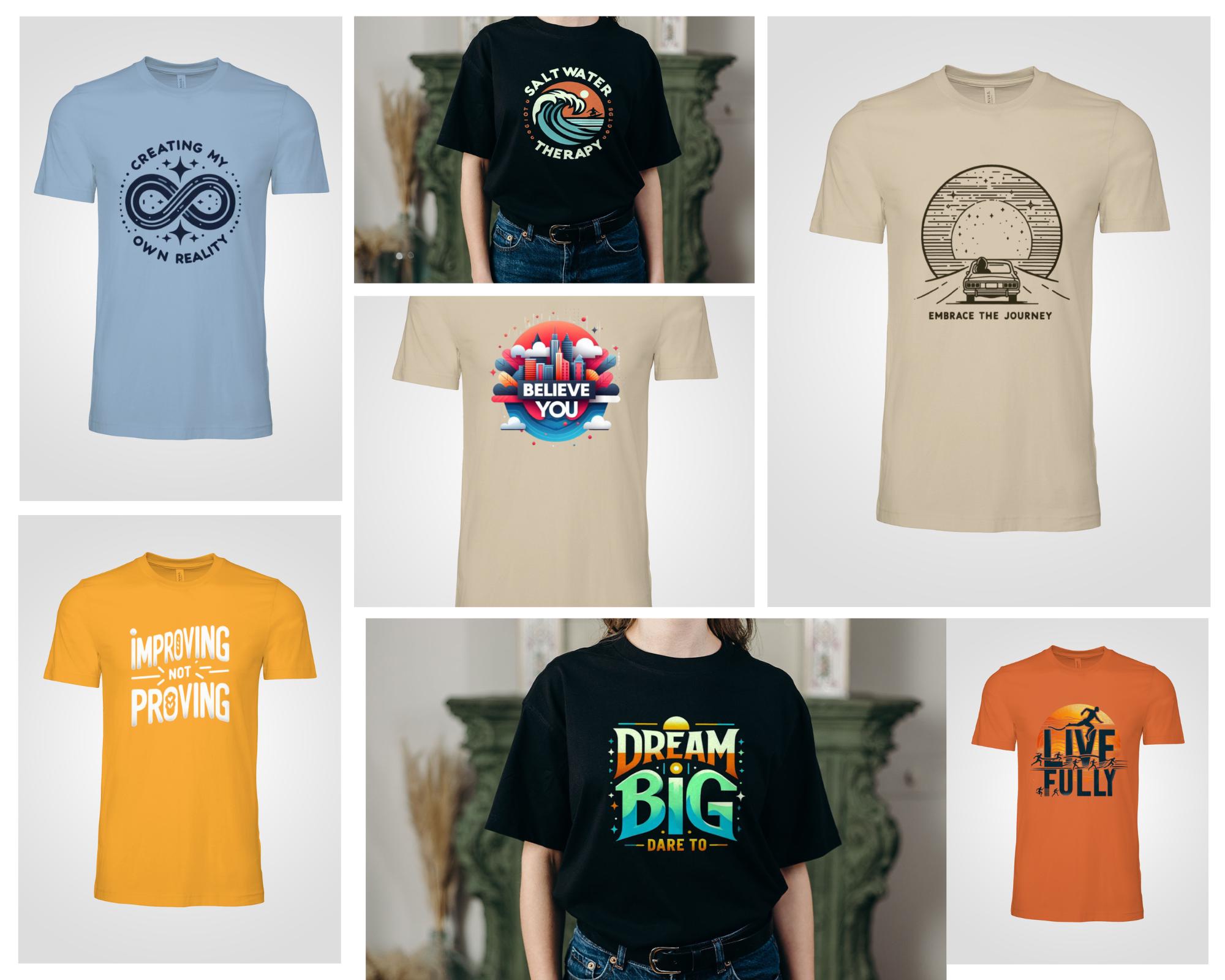 500 T-shirt Design Bundle, PNG Shirt Designs, DTG, DTF, T-shirt Bundle ...