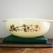 Vintage 1950s Pyrex Golden Cherry Blossom Branch Promotional Round ...