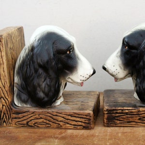 Vintage 50s Lefton Irish Setter or Border Collie Springer Spaniel Dogs ...