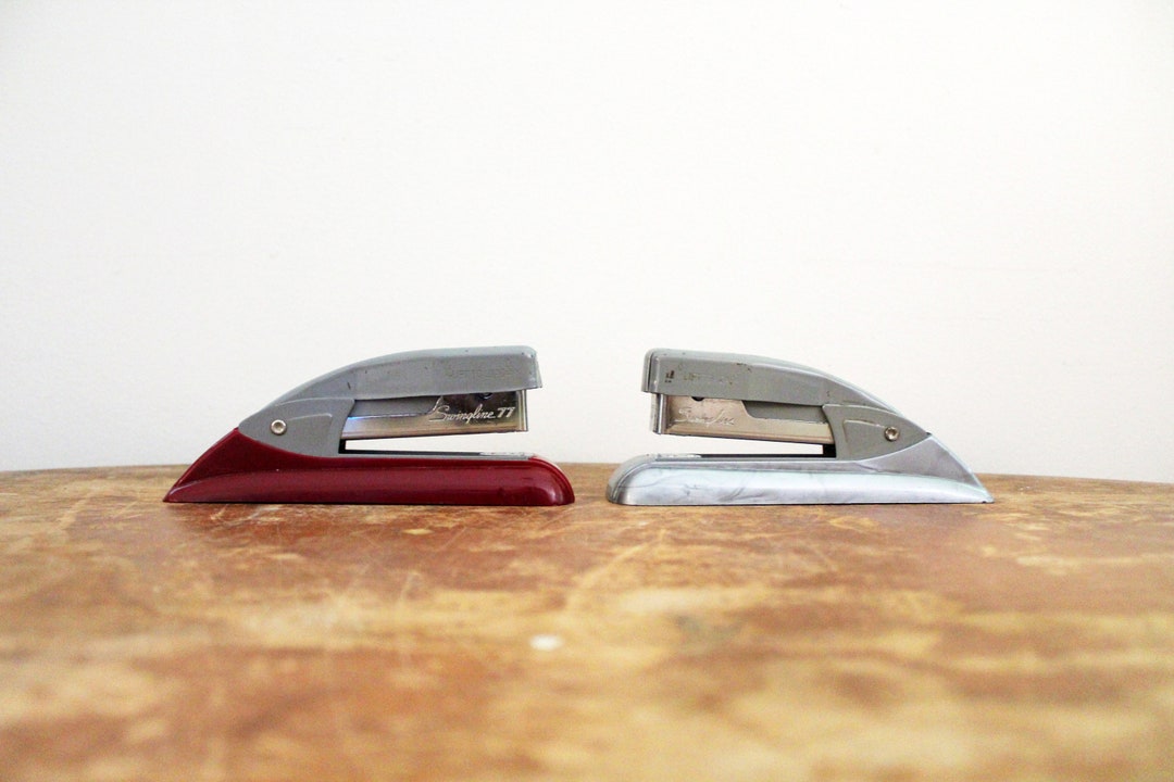 Vintage 1950s Swingline 77 Pair of Swingline Staplers // Mid Century ...