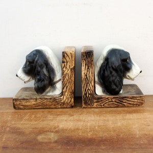 Vintage 50s Lefton Irish Setter or Border Collie Springer Spaniel Dogs ...