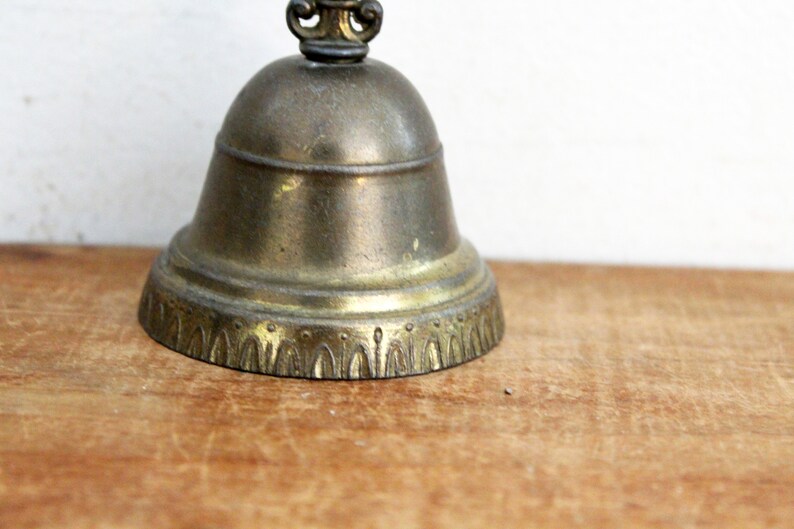 Vintage 70s Brass Simple Plain Store Bell // Retro Shop Decor - Etsy