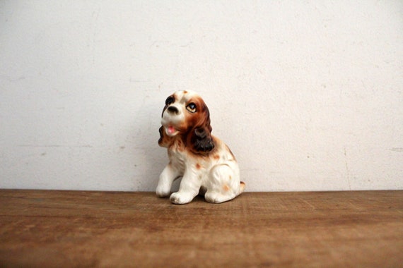 Vintage 50s Sweet Little Lefton Ceramic Cocker Spaniel Dog - Etsy