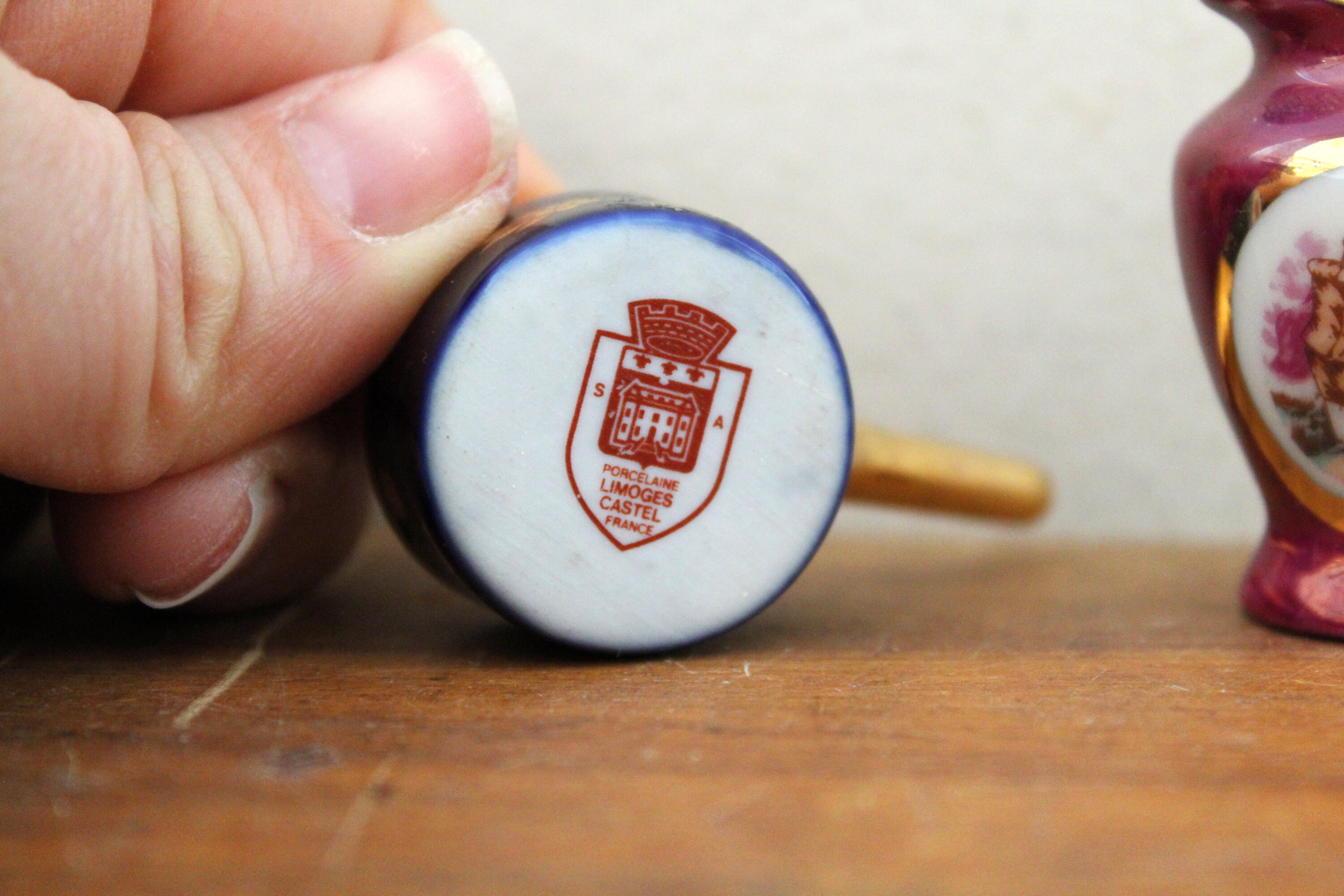 Vintage 70s Limoges Castel France Cobalt Blue Cooking Pot & | Etsy