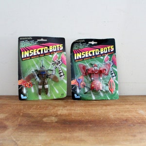 As is Vintage INSECTO-BOTS Beetle & Mosquito Mosquite Mutant 4" Action ...