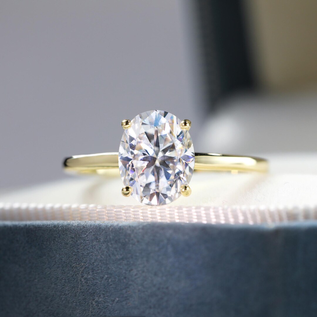 Whitney Engagement Ring Fake, Wedding Travel Ring, Sterling Silver Ring ...