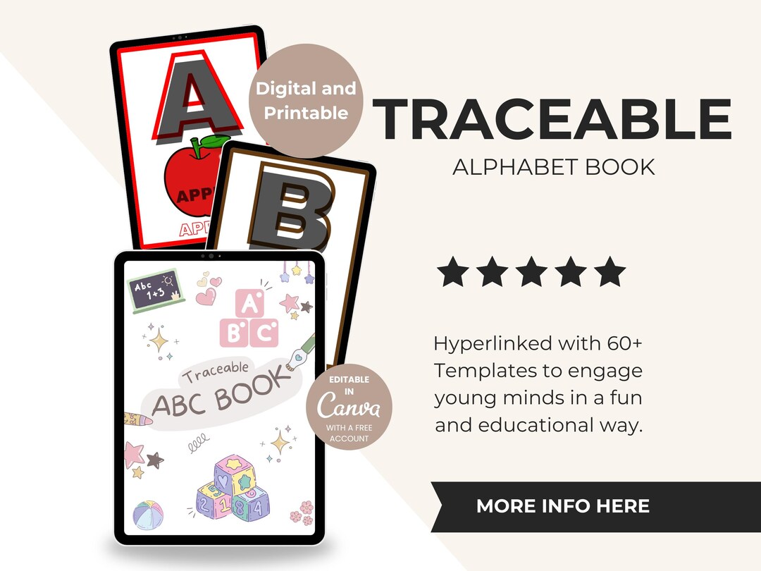 Kids Traceable ABC Book| Coloring Book | Kids Learning | Kids Trace ...