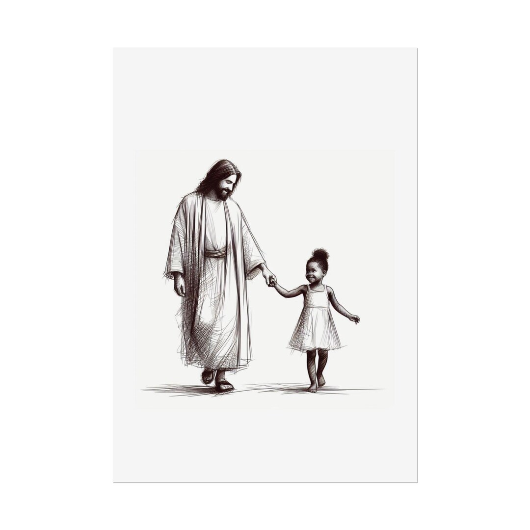 Christian Artwork, Jesus Holding My Hand, Child of God, Jesus Art ...