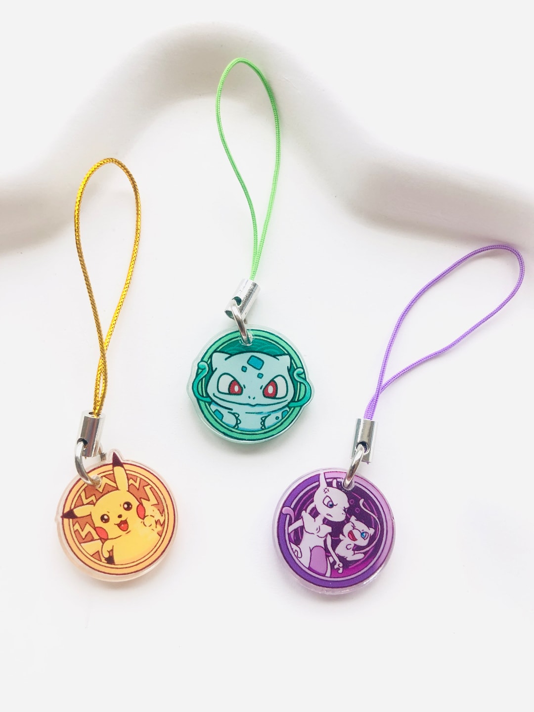 Poke Mon (2/2) || Phone Charm || Keyring || Bagcharm - Etsy