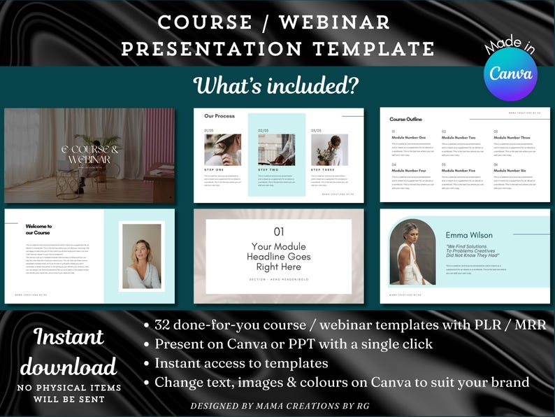 Modern Webinar Powerpoint Template for Businesses, Coaches ...
