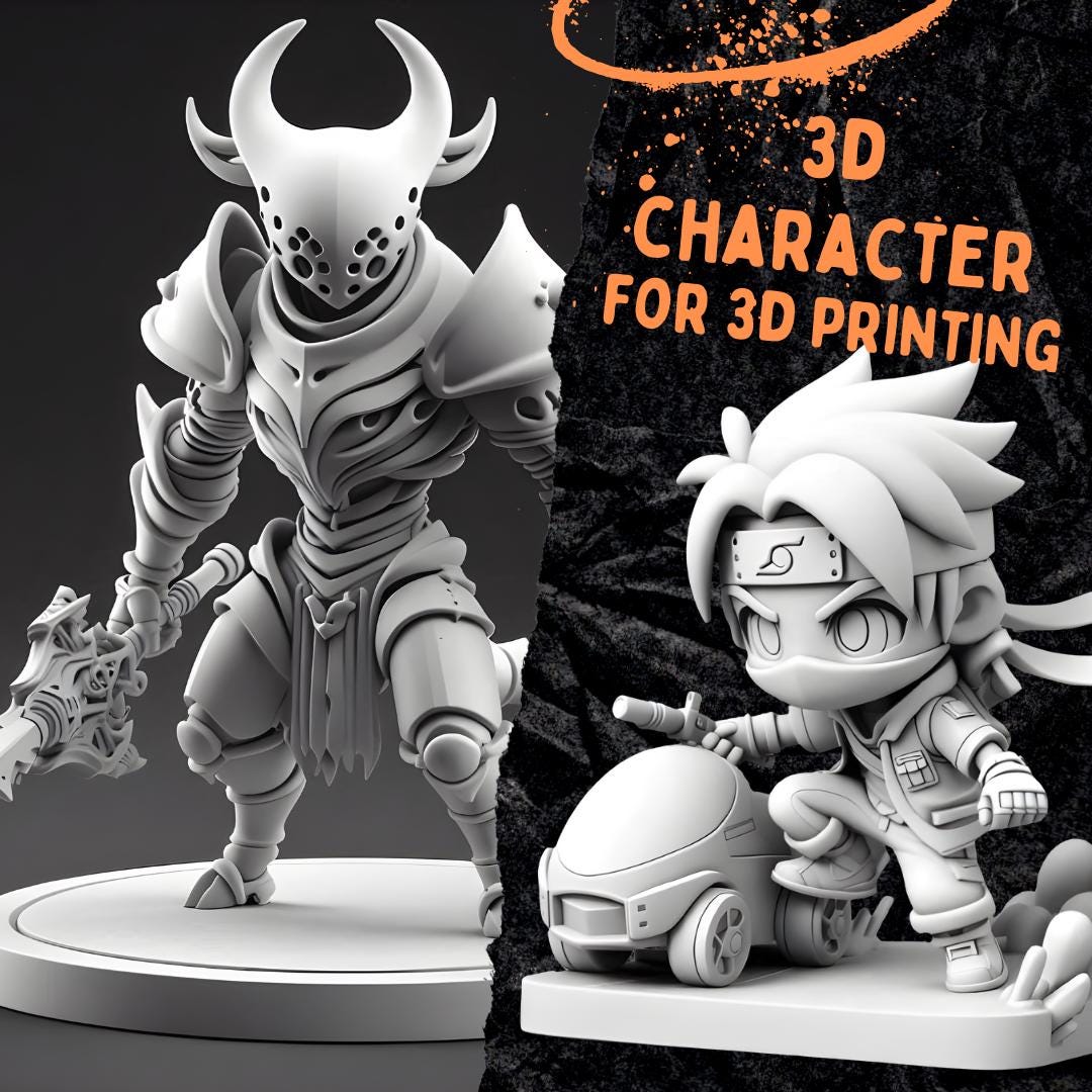 Custom Character 3D Model for 3D Printing Character Sculpting for Game ...