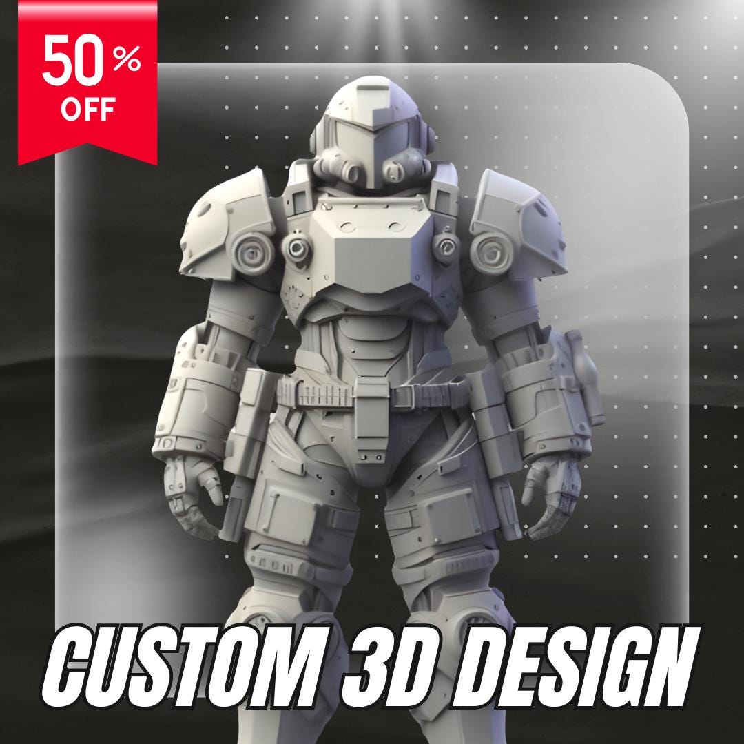 Custom Character 3D Model for 3D Printing Character Sculpting for Game ...