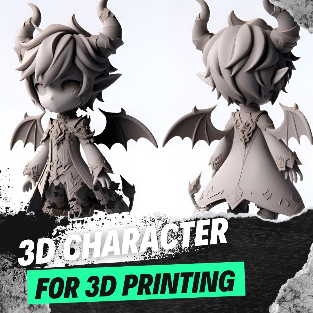 Custom Character 3D Model for 3D Printing Character Sculpting for Game ...