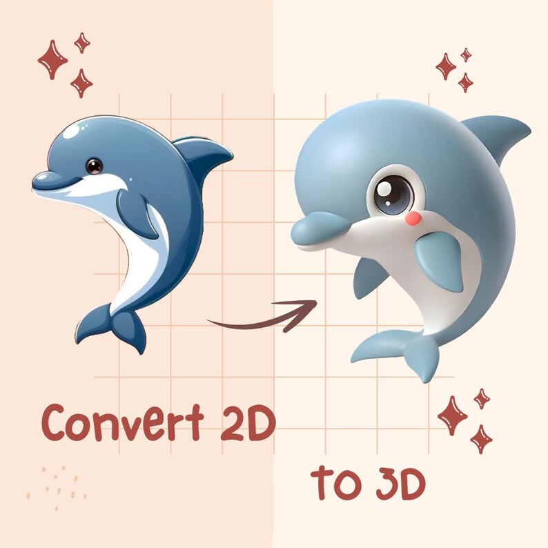 Convert 2D to 3D 3D Model Commission 3D Design Service Custom DIGITAL ...