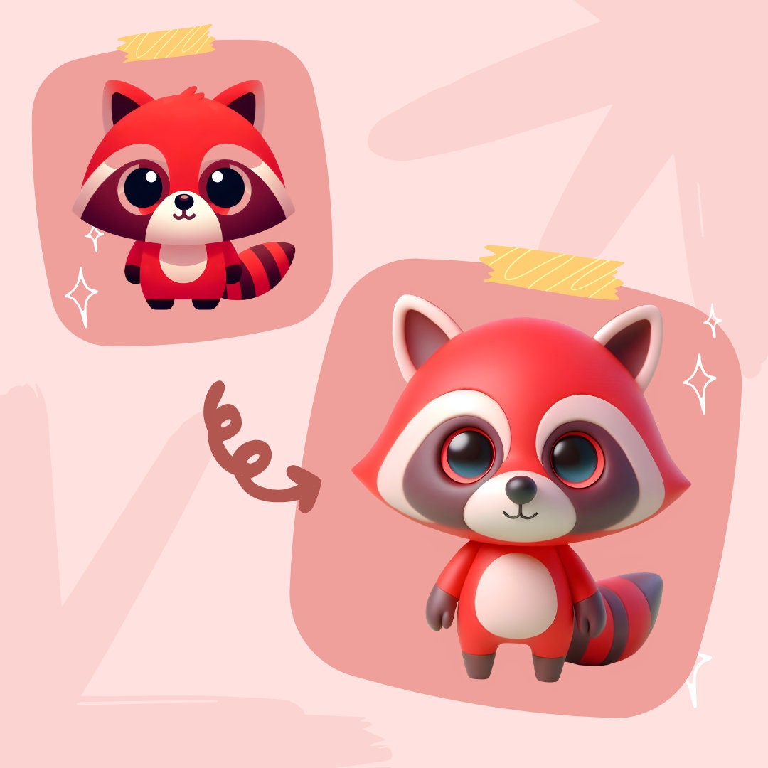 2D to 3D3D Model Commission,3d Design Servicecustom DIGITAL 3d Model ...