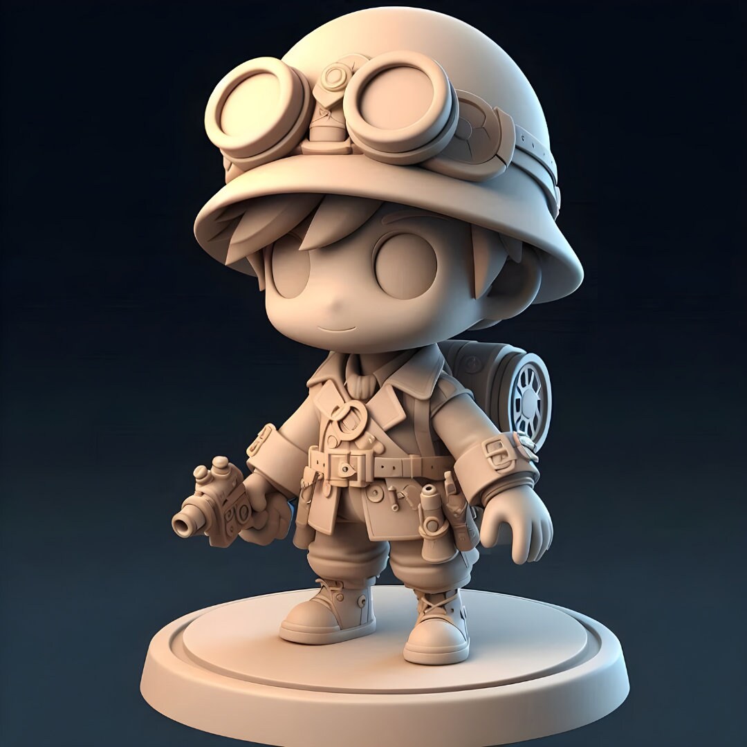 Character 3D Model for 3D Printing Character Sculpting for Game Assets ...
