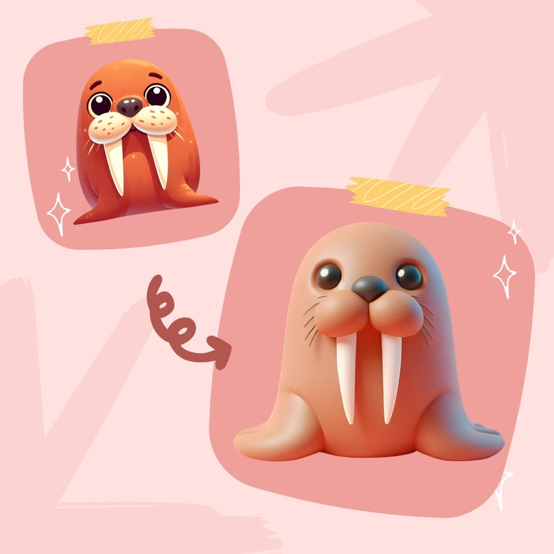 2D to 3D3D Model Commission,3d Design Servicecustom DIGITAL 3d Model ...