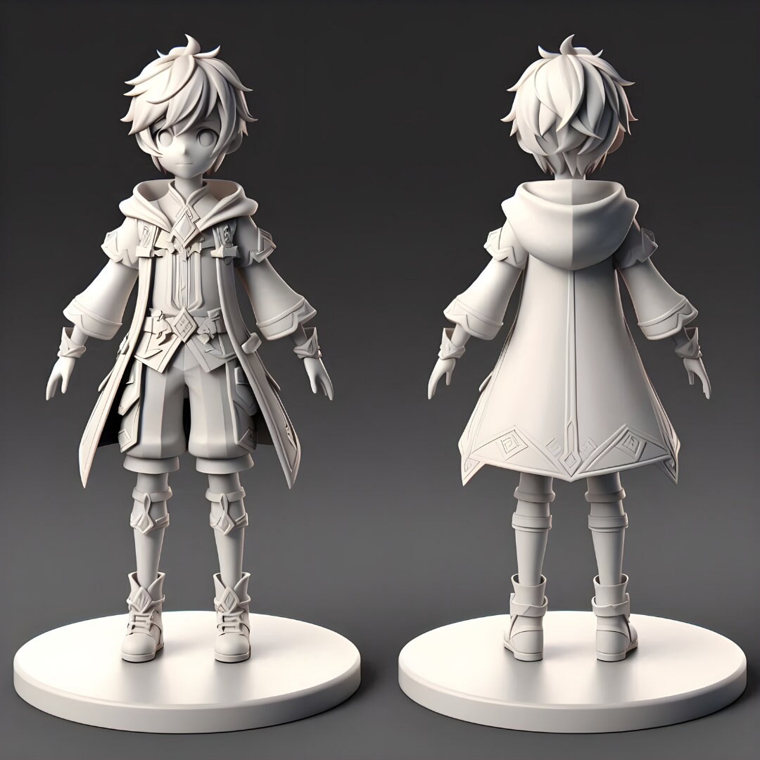 Character 3D Model for 3D Printing Character Sculpting for Game Assets ...