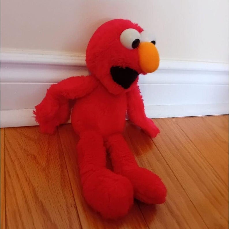 Kohls Cares 80s Vintage Stuffed Animal Plush Toy Elmo Sesame Street ...