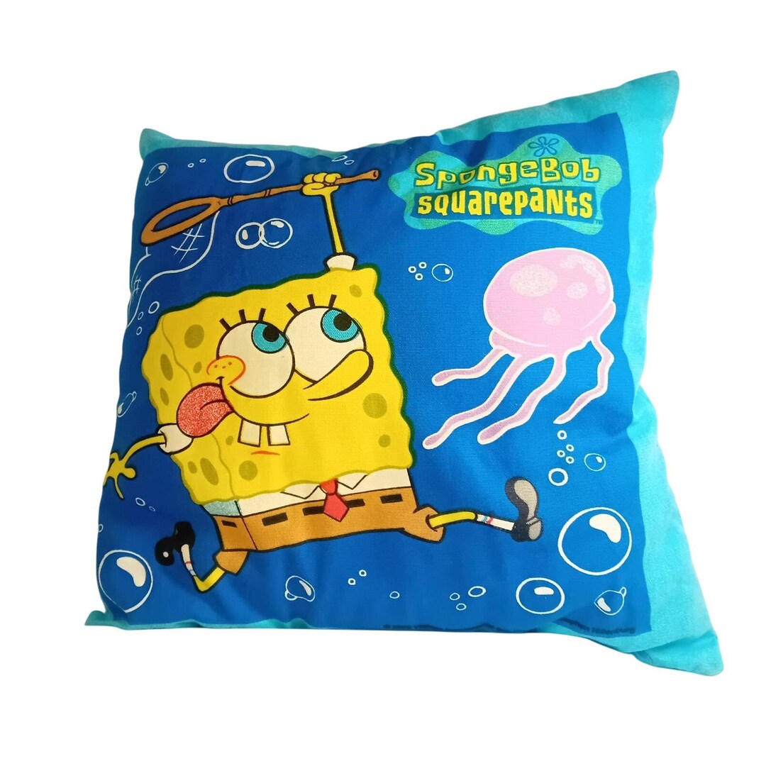 Vintage Y2K Nickelodeon Spongebob Squarepants Pillow Kids Home Decor ...