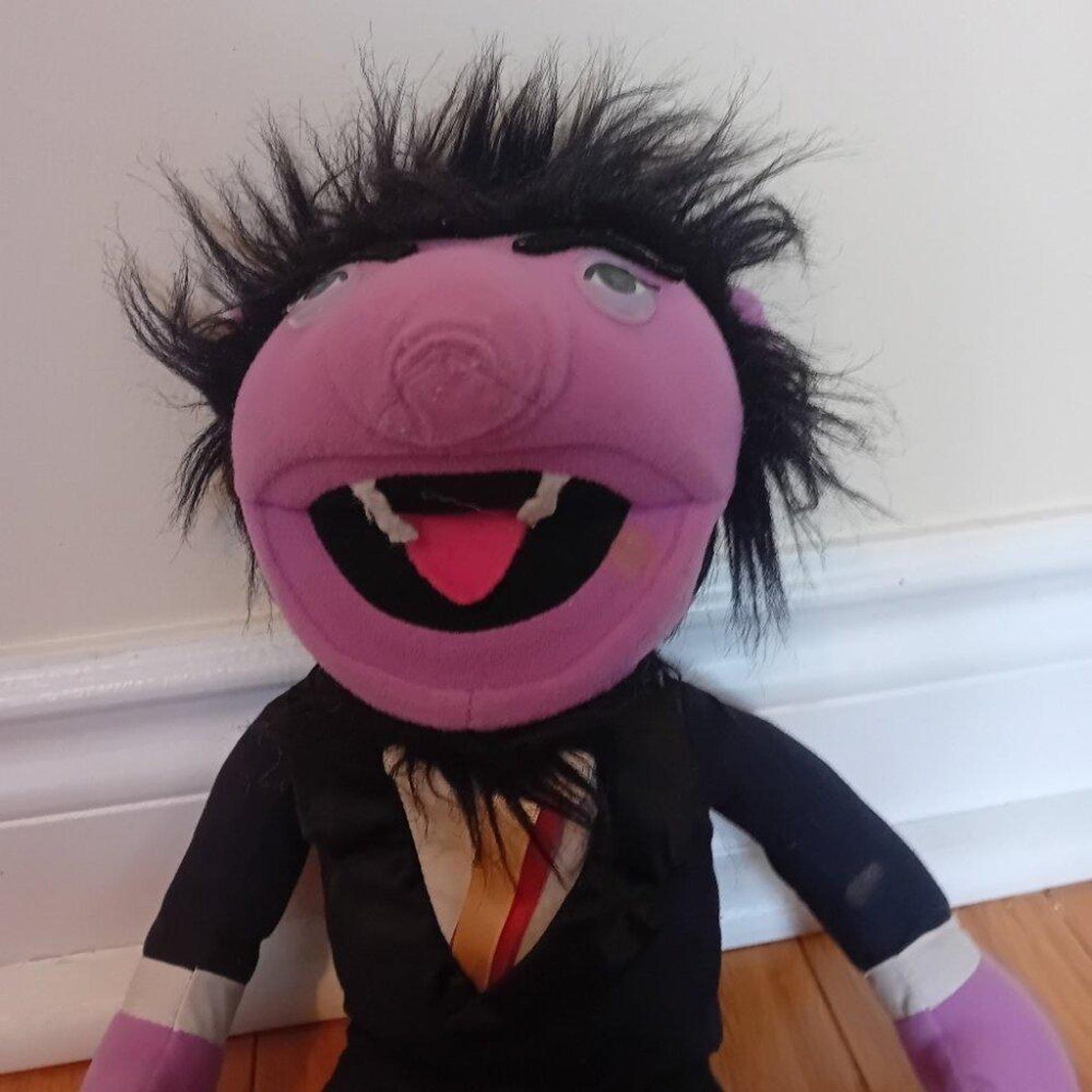 Vintage 1980s Applause Sesame Street the Count Dracula Vampire Muppet ...