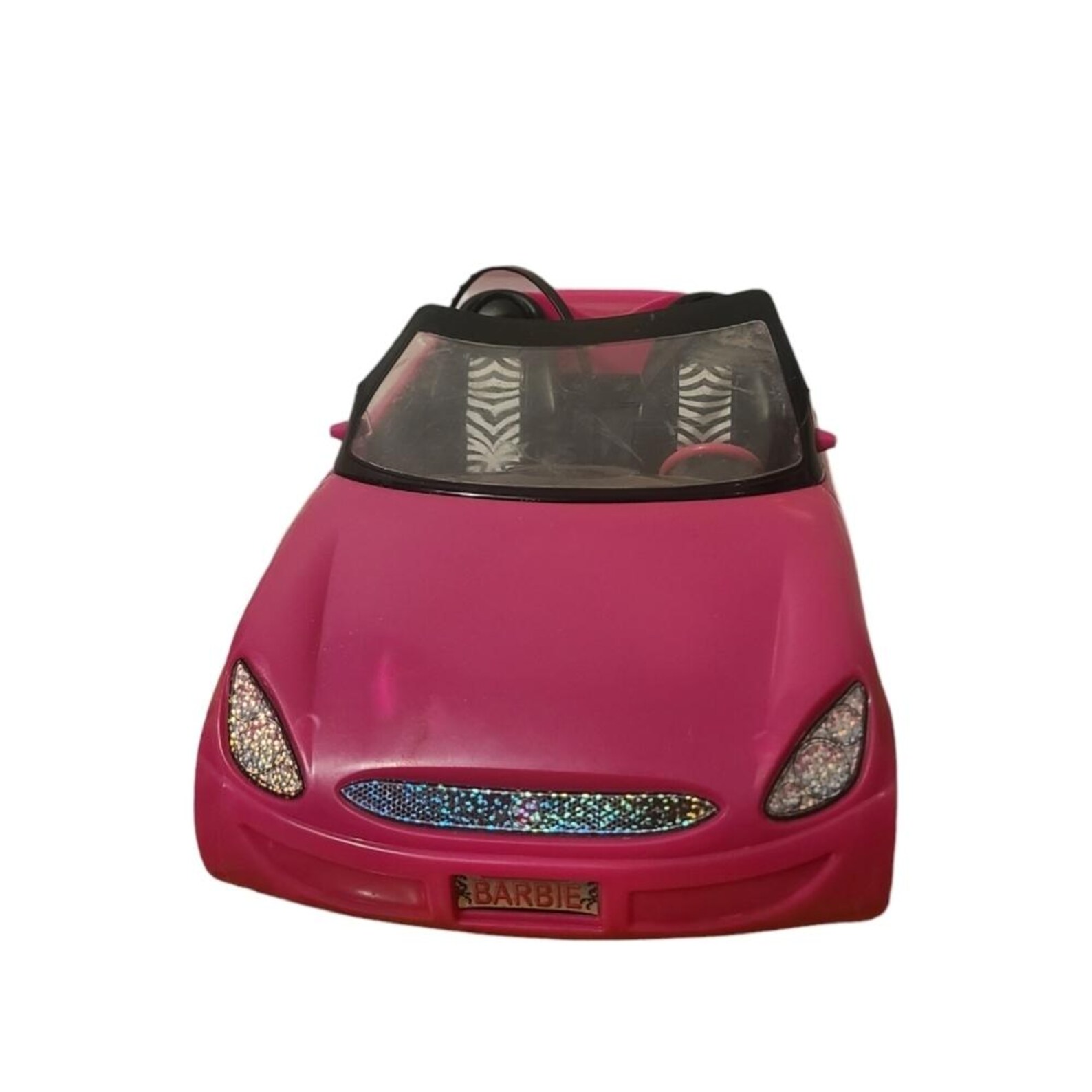 Y2K Vintage Barbie Doll Mattel Auto Glam Convertible Car Hot Pink ...