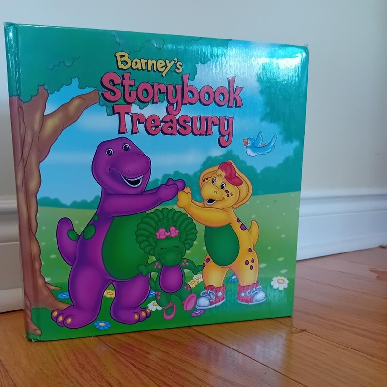 1999 Vintage Barney & Friends Barney's Storybook Treasury by Stephen ...