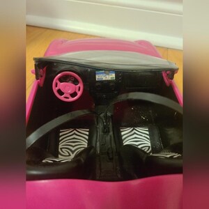 Y2K Vintage Barbie Doll Mattel Auto Glam Convertible Car Hot Pink ...