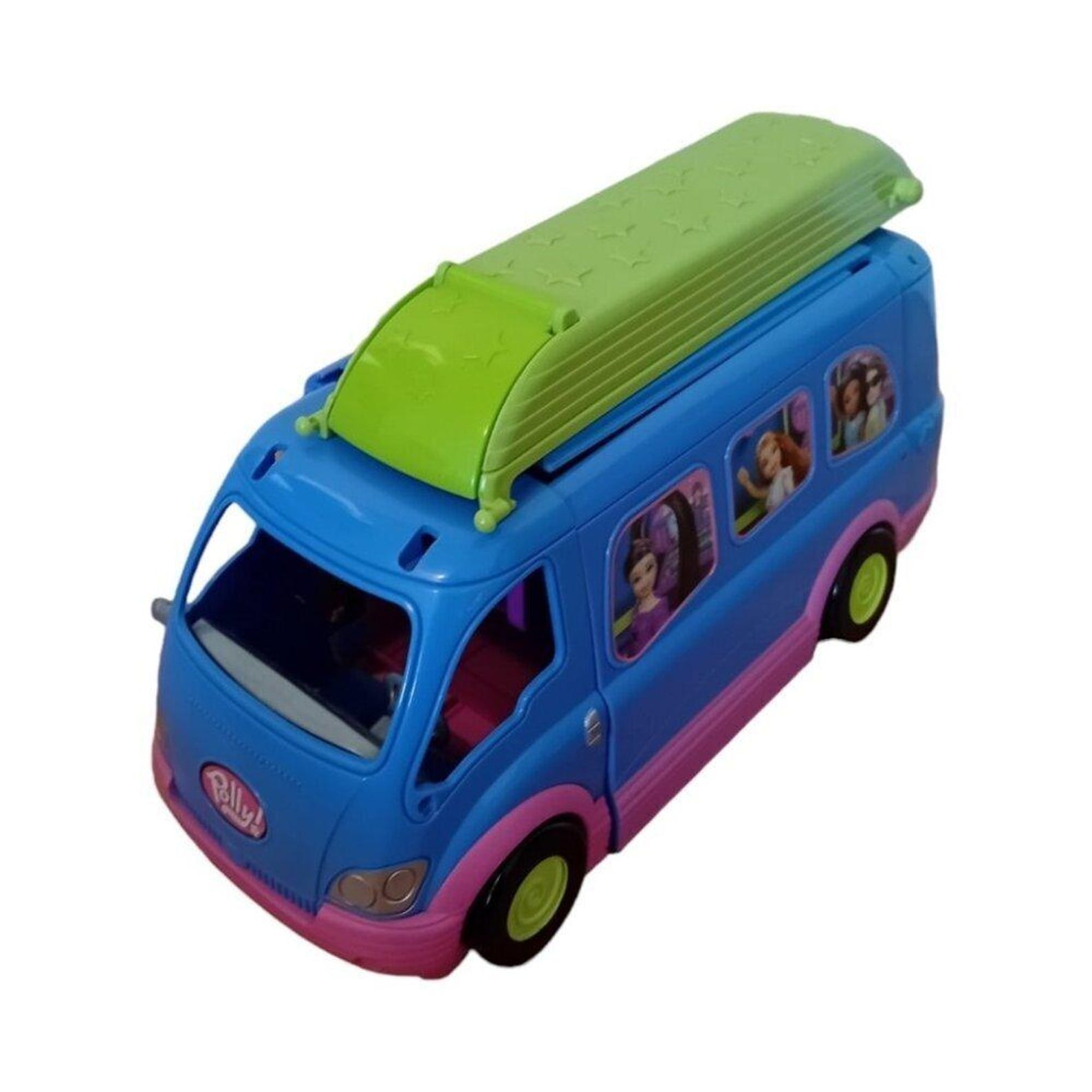 Vintage Y2K 2004 Mattel Polly Pocket Club Groove Par-tay Bus Incomplete ...