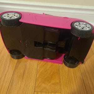 Y2K Vintage Barbie Doll Mattel Auto Glam Convertible Car Hot Pink ...
