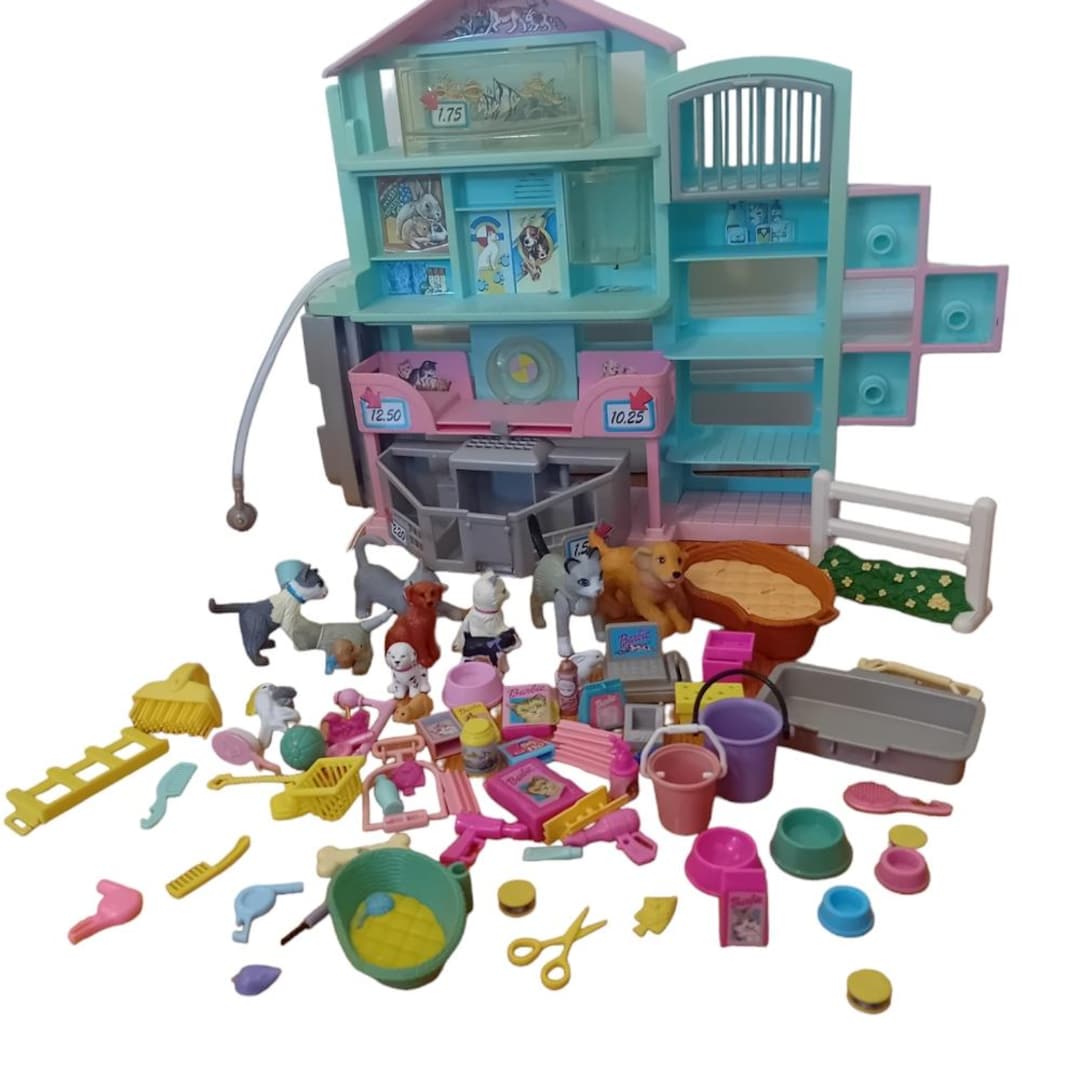 2002 Y2K 2000s Vintage Mattel Barbie Sweet Sounds Pet Shop Playset W ...
