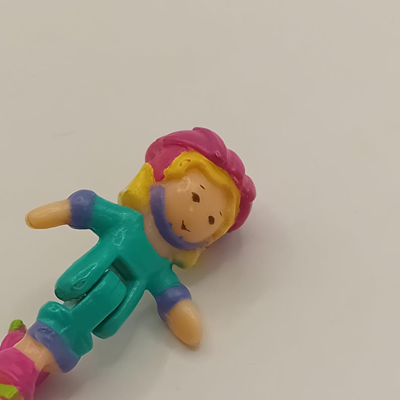 VTG 1994 Polly Pocket Replacement Figure Polly on the Go Roller Blade ...